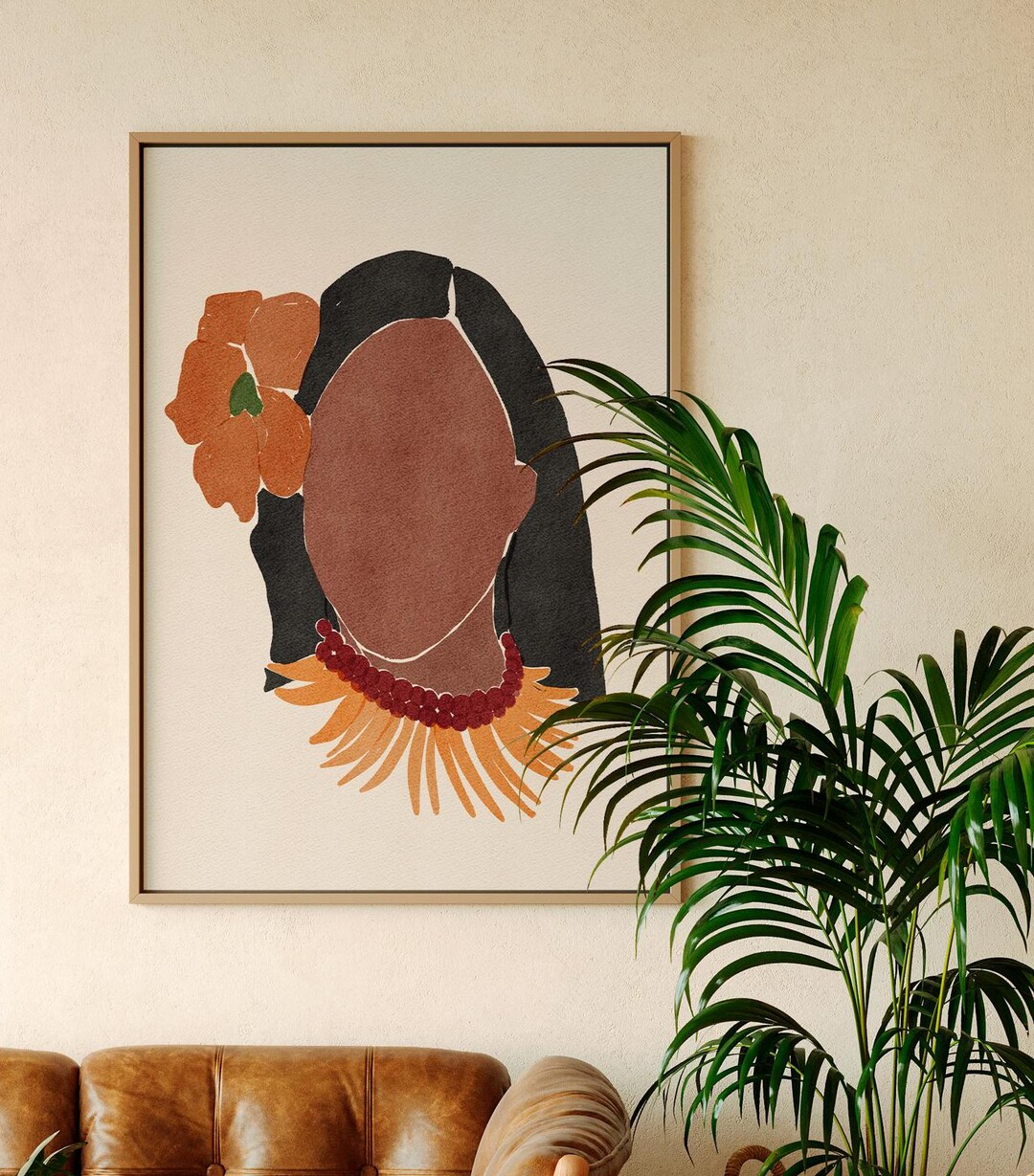 Samoan Woman Art Print: Ula Nifo & Sei Flower (digital Download) - Etsy