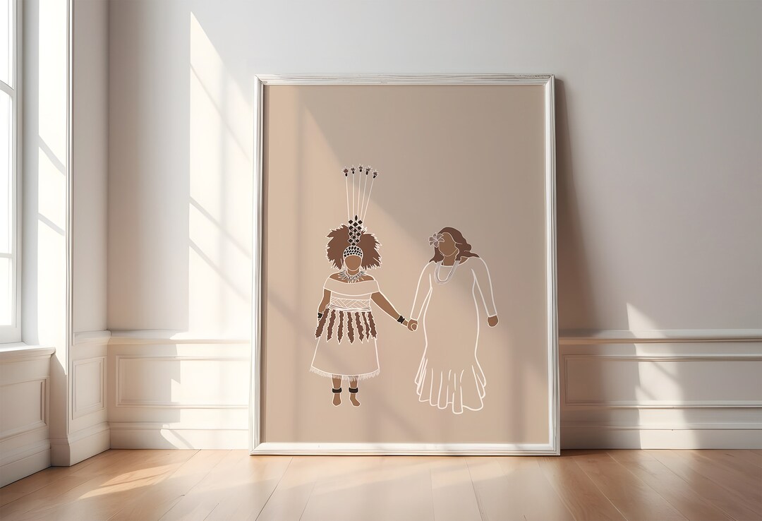 Samoan Women Island Culture Series Polynesian pacific Islands Print ...