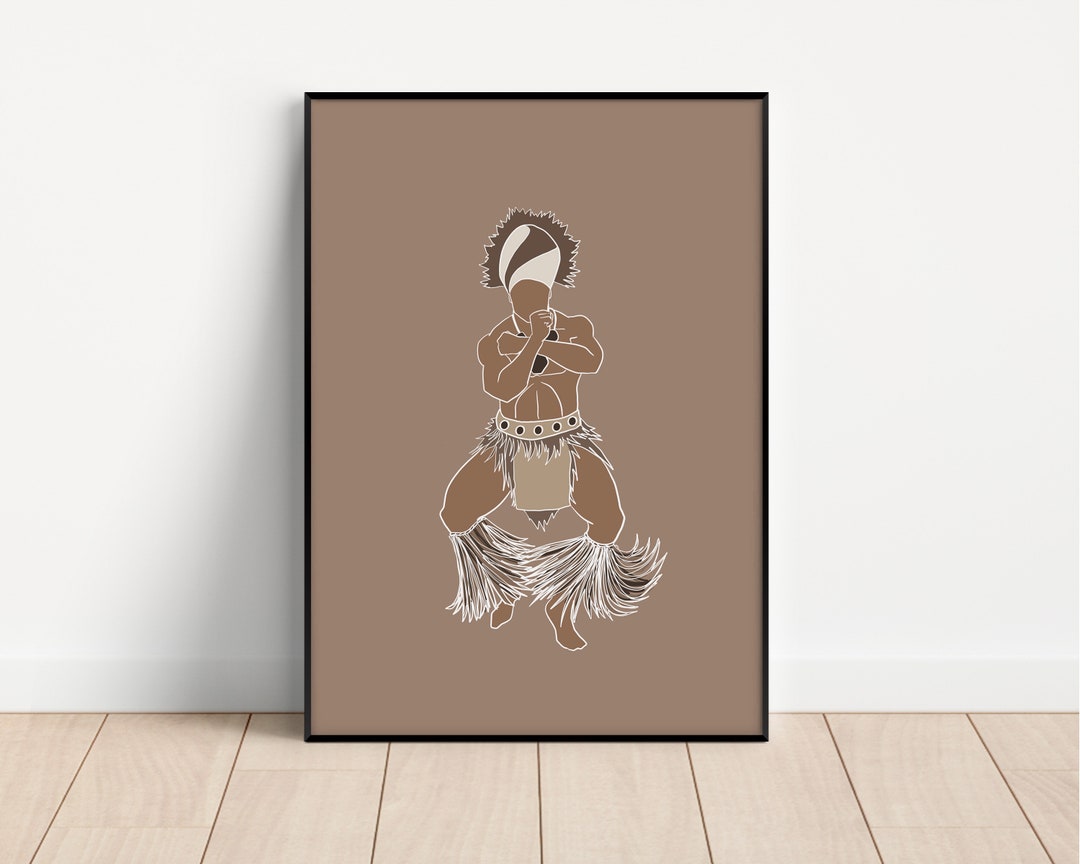 Cook Island Dance Print: Polynesian Pacific Art (digital Download) - Etsy