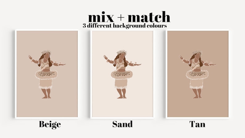 Kiribati Girl - Island Girl Series, Micronesian Pacific Islands Print ...