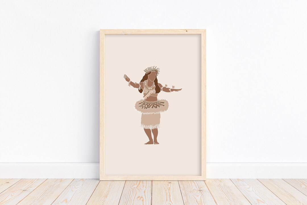 Kiribati Girl - Island Girl Series, Micronesian Pacific Islands Print ...