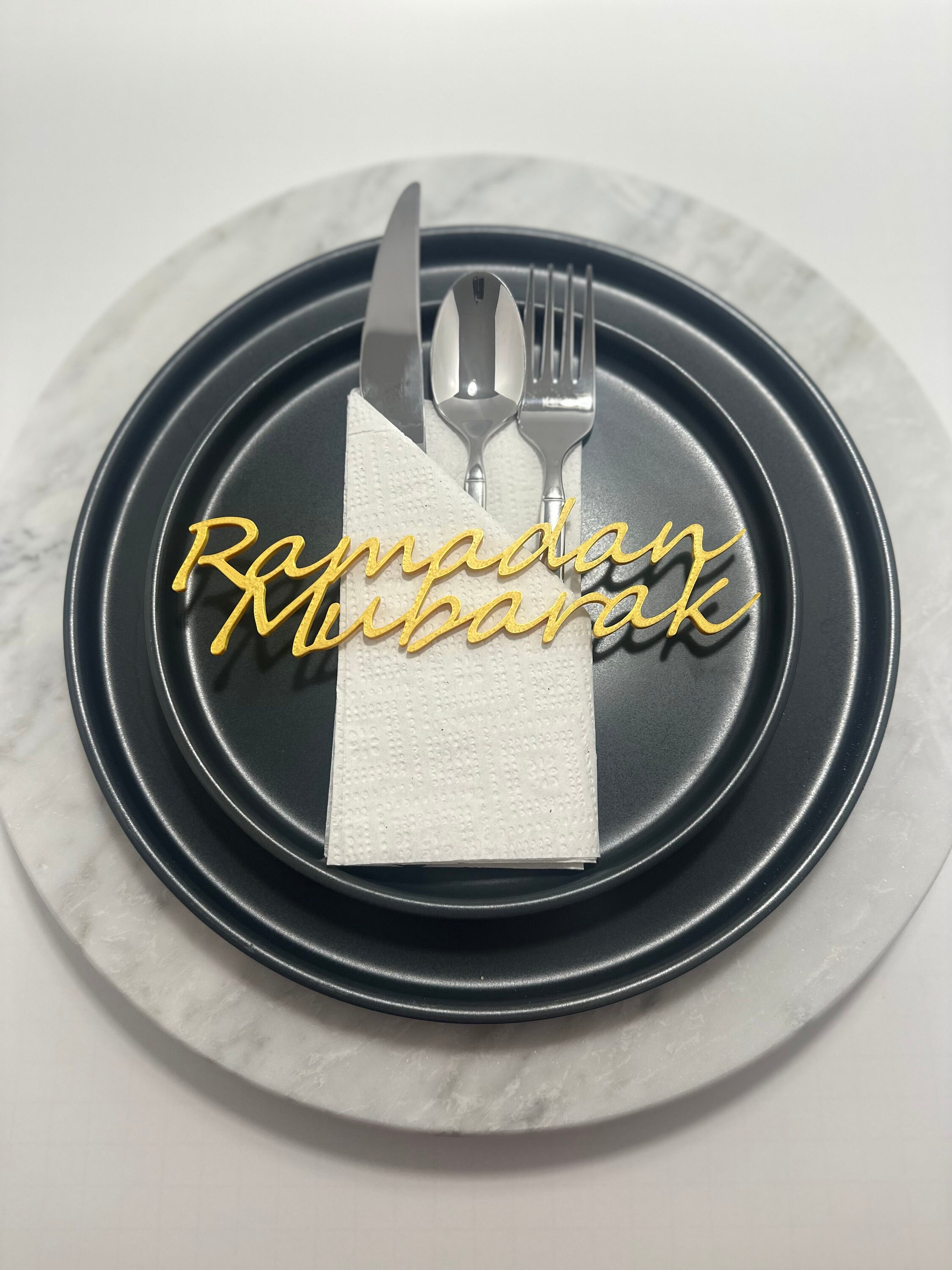 Customized 3D Printed Ramadan/name Tags for Place Setting, Cursive ...
