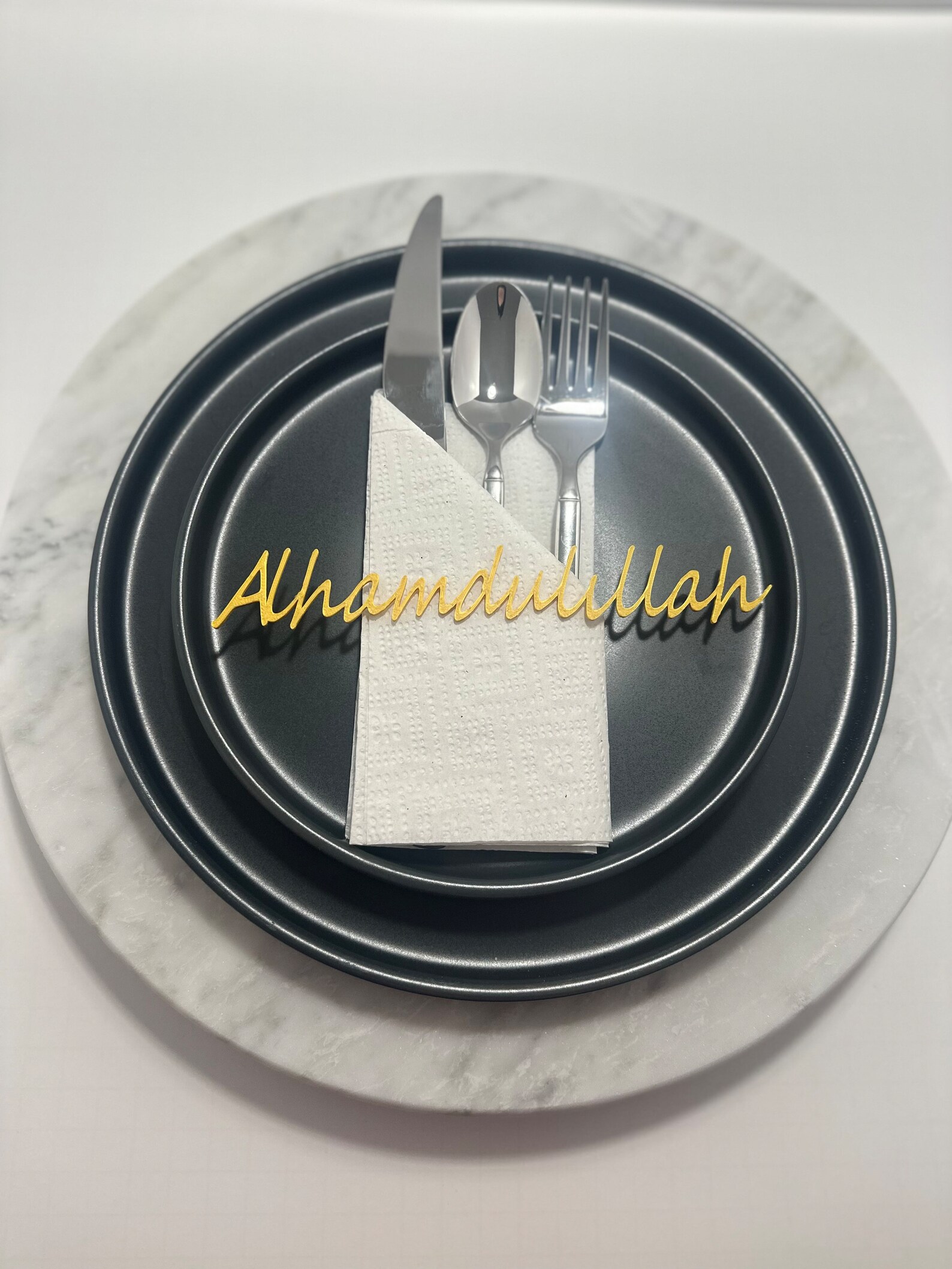 Customized 3D Printed Ramadan/name Tags for Place Setting, Cursive ...