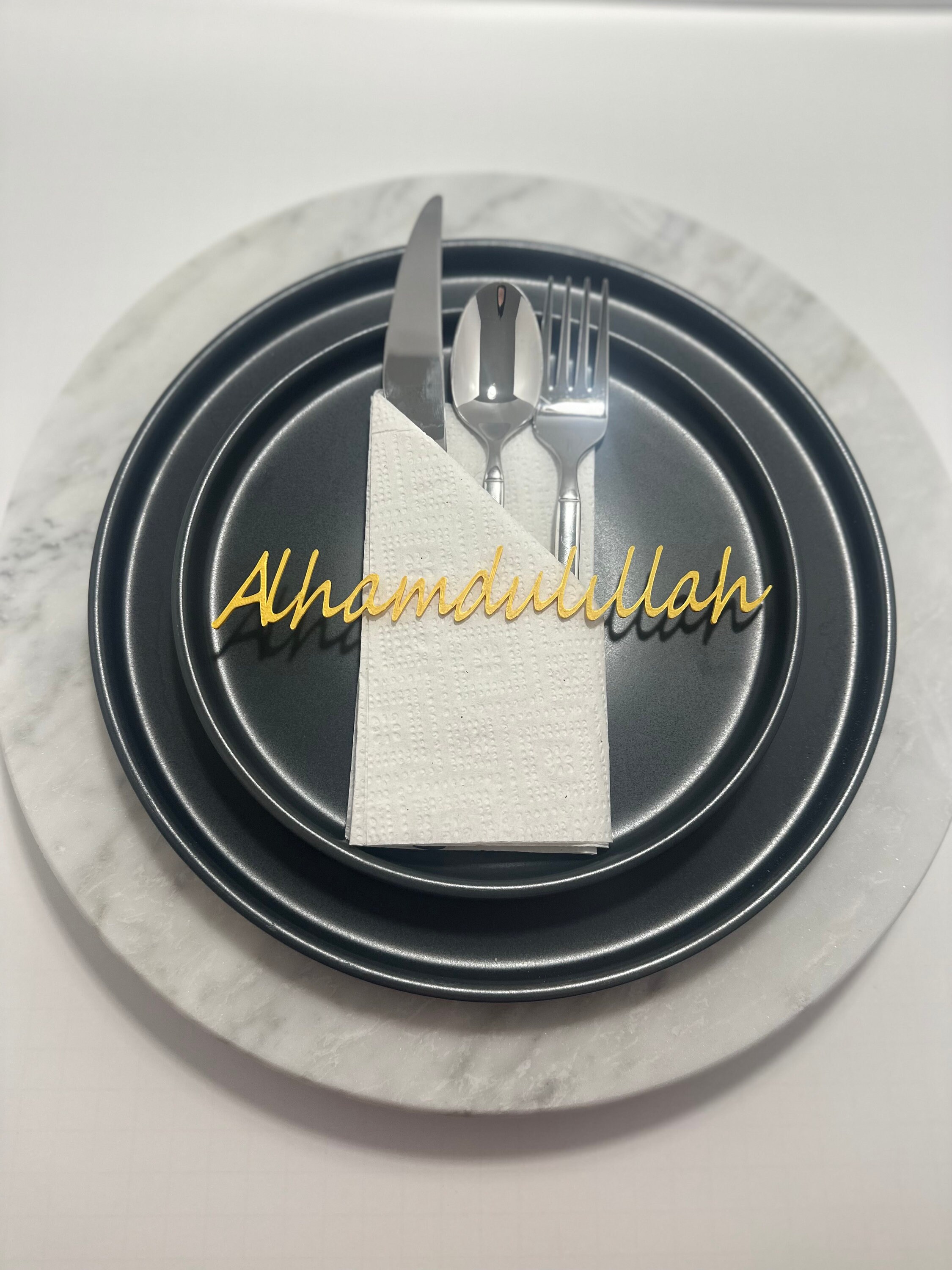Customized 3D Printed Ramadan/name Tags for Place Setting, Cursive ...