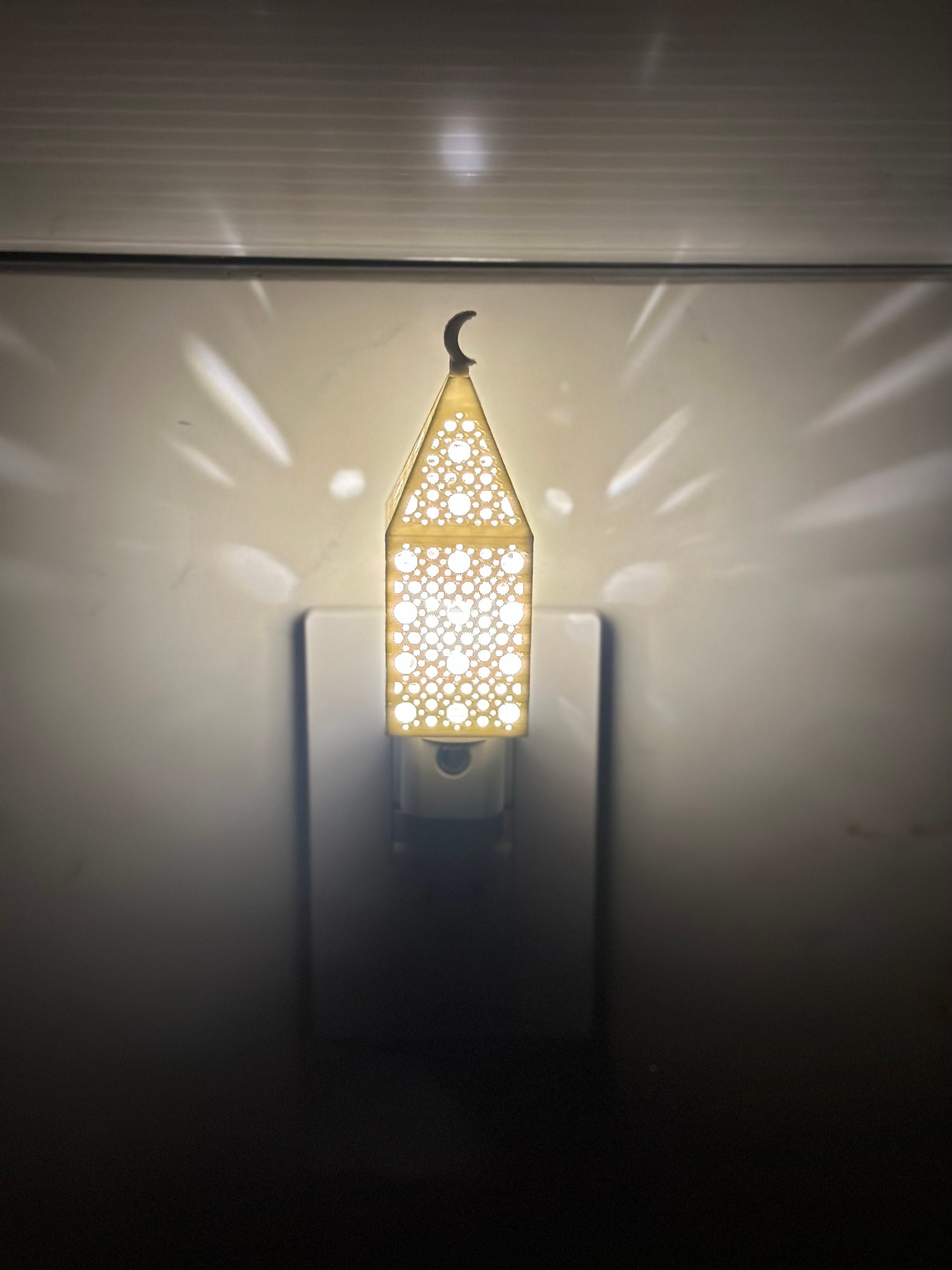 Islamic Lantern Nightlight With Daylight Sensor; Ramadan Decor; Eid ...
