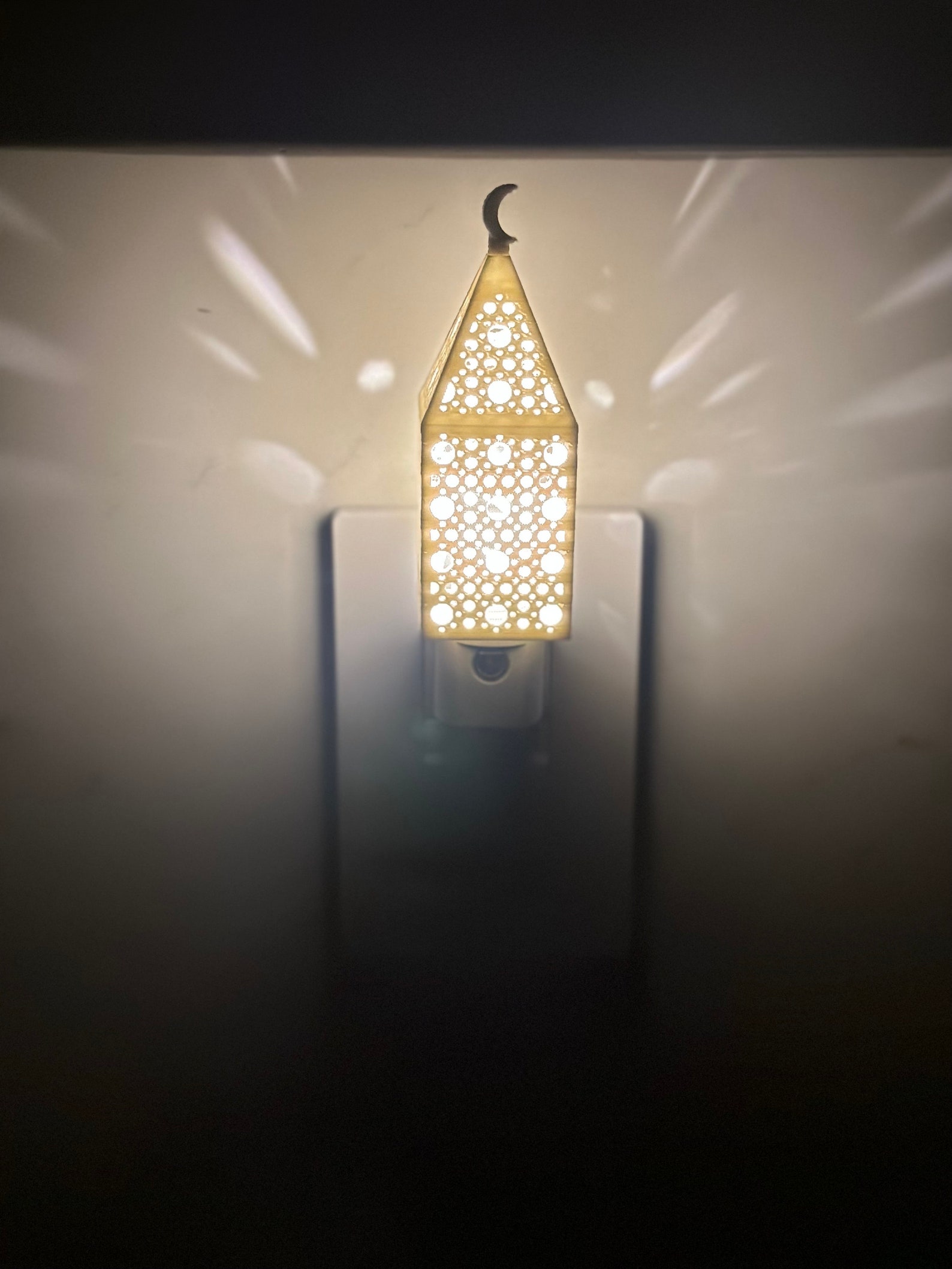 Islamic Lantern Nightlight With Daylight Sensor; Ramadan Decor; Eid ...