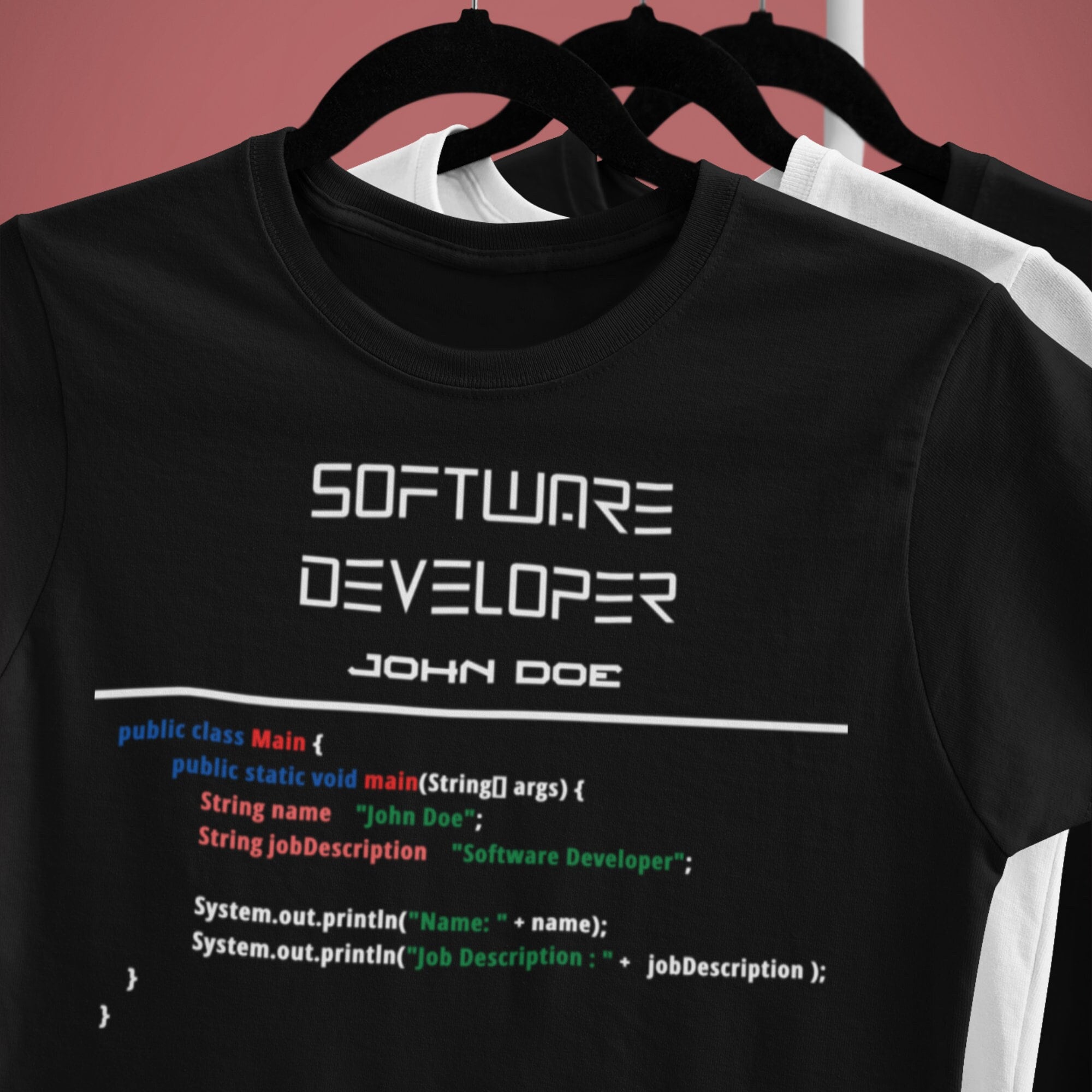 Customizable Software Developer T Shirt Javascript Nerd Etsy