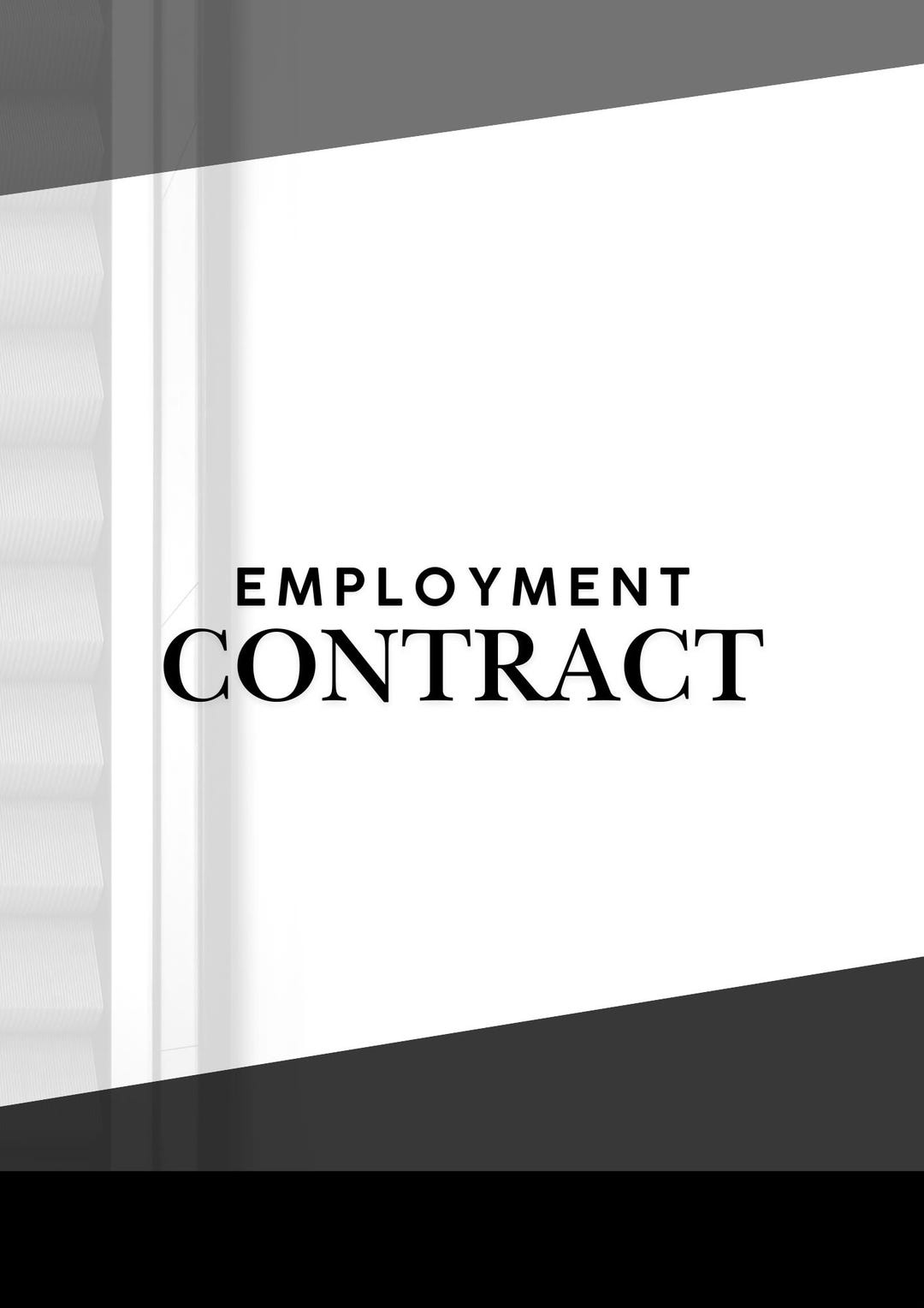 UK Employment Contract Template Bundle Printable Staff Hire Pack Zero ...