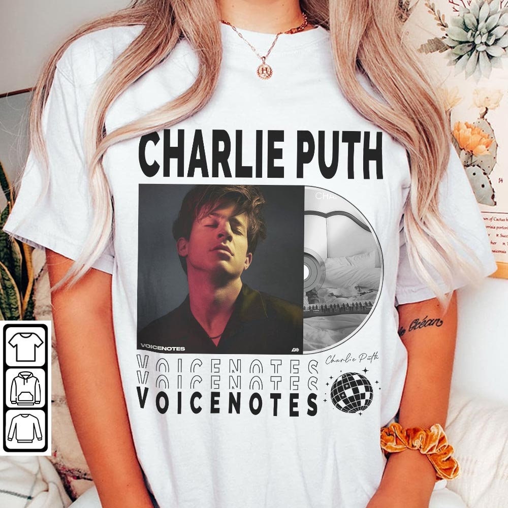 Camiseta Charlie Puth 2023 Tour Charlie The Live Experience Tour 2023 ...