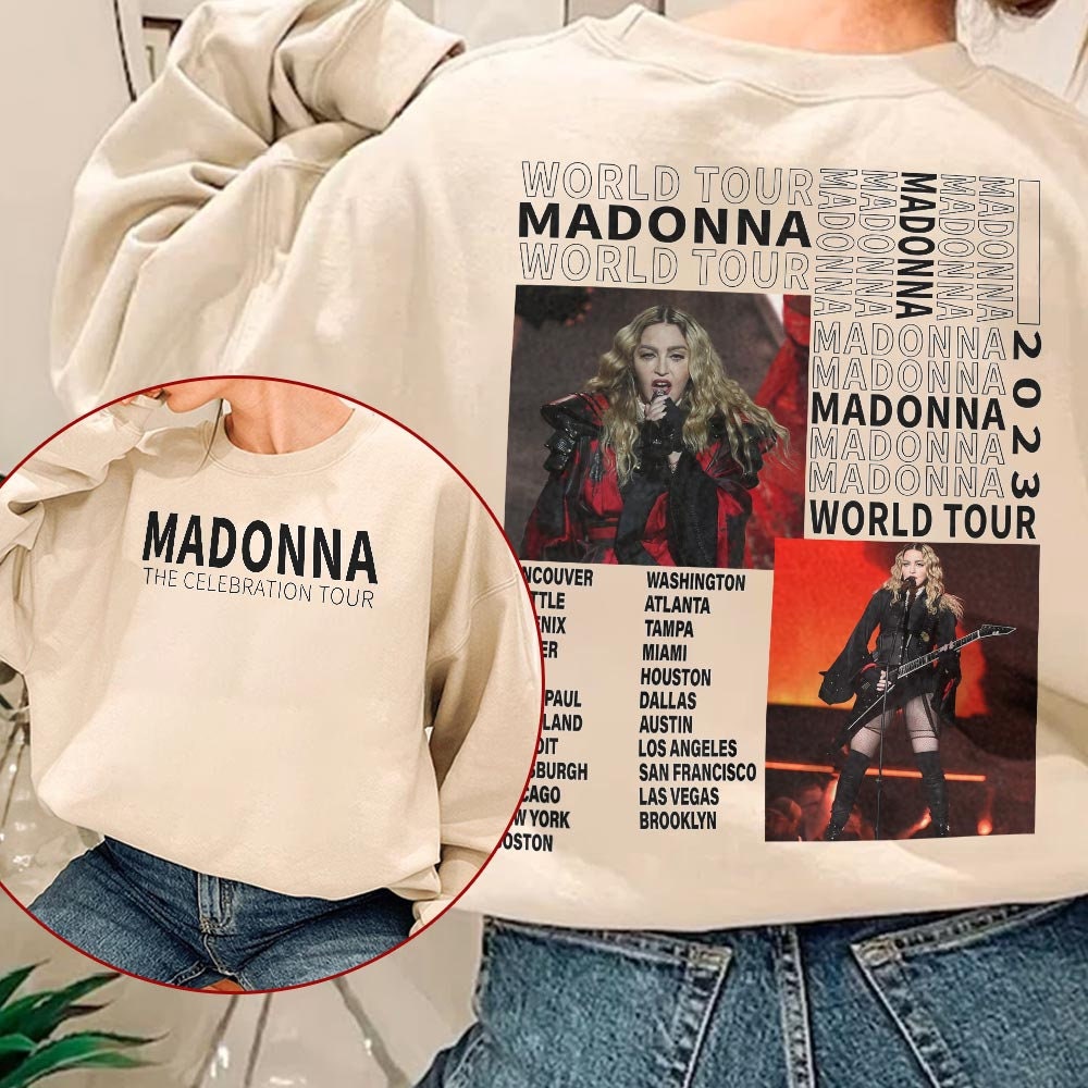 Madonna Four Decades The Celebration 2023 V1, Madonna Double Sides ...