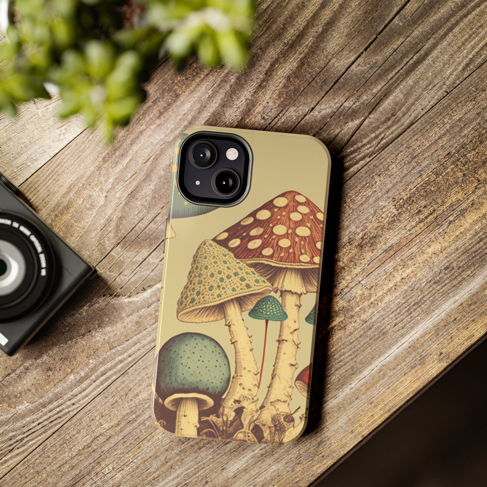 Tough Case Cottagecore Phone Case Mushroom Phone Case - Etsy