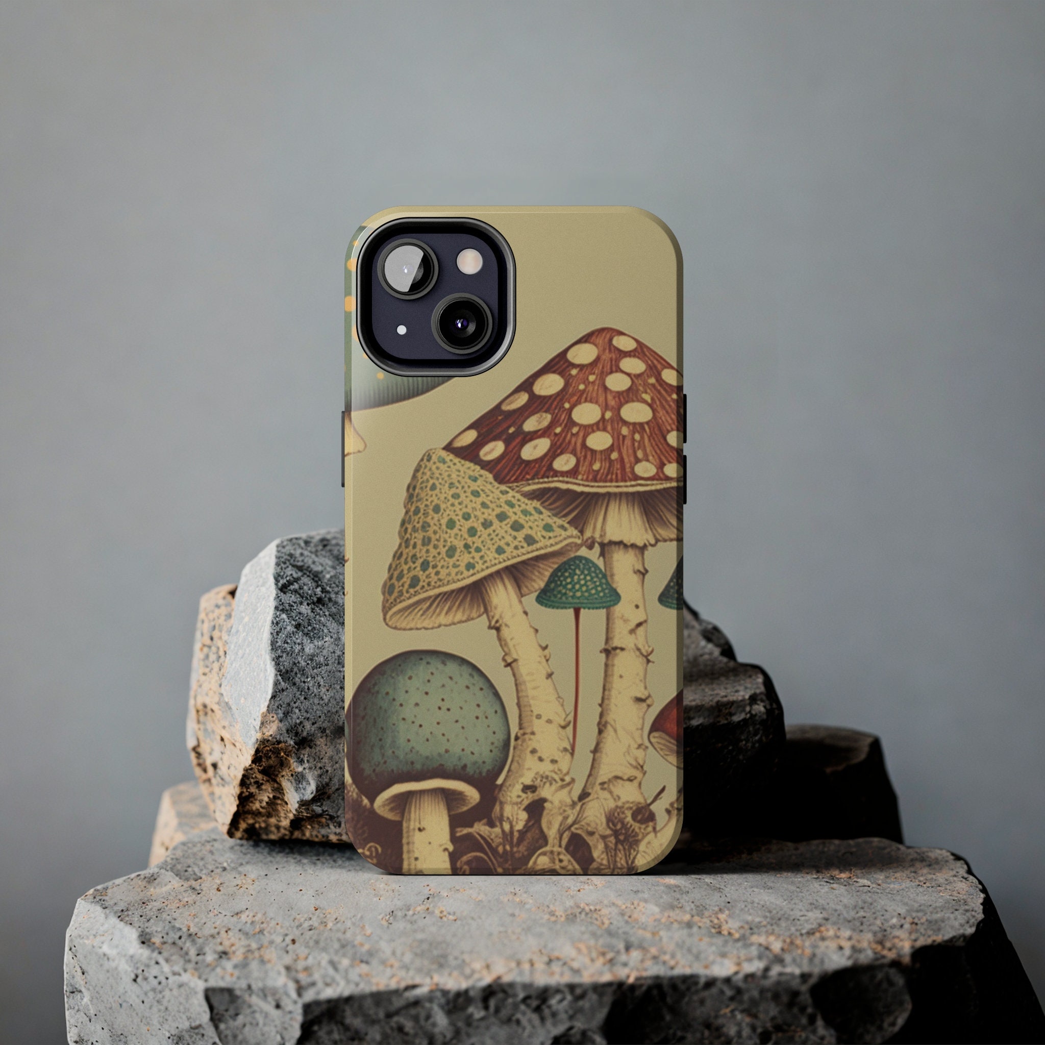 Tough Case Cottagecore Phone Case Mushroom Phone Case - Etsy