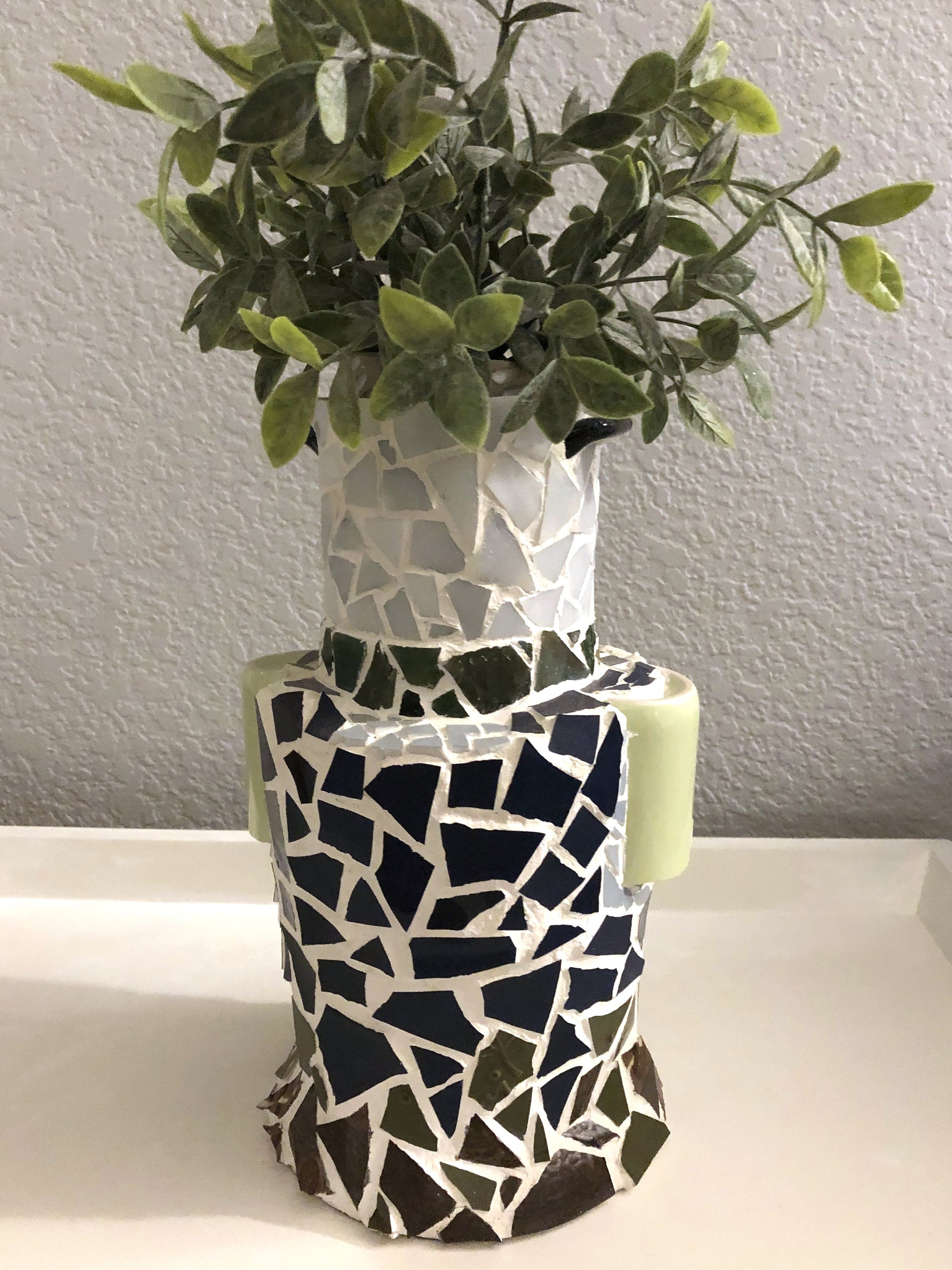 Mosiac Garden Man Planter - Etsy