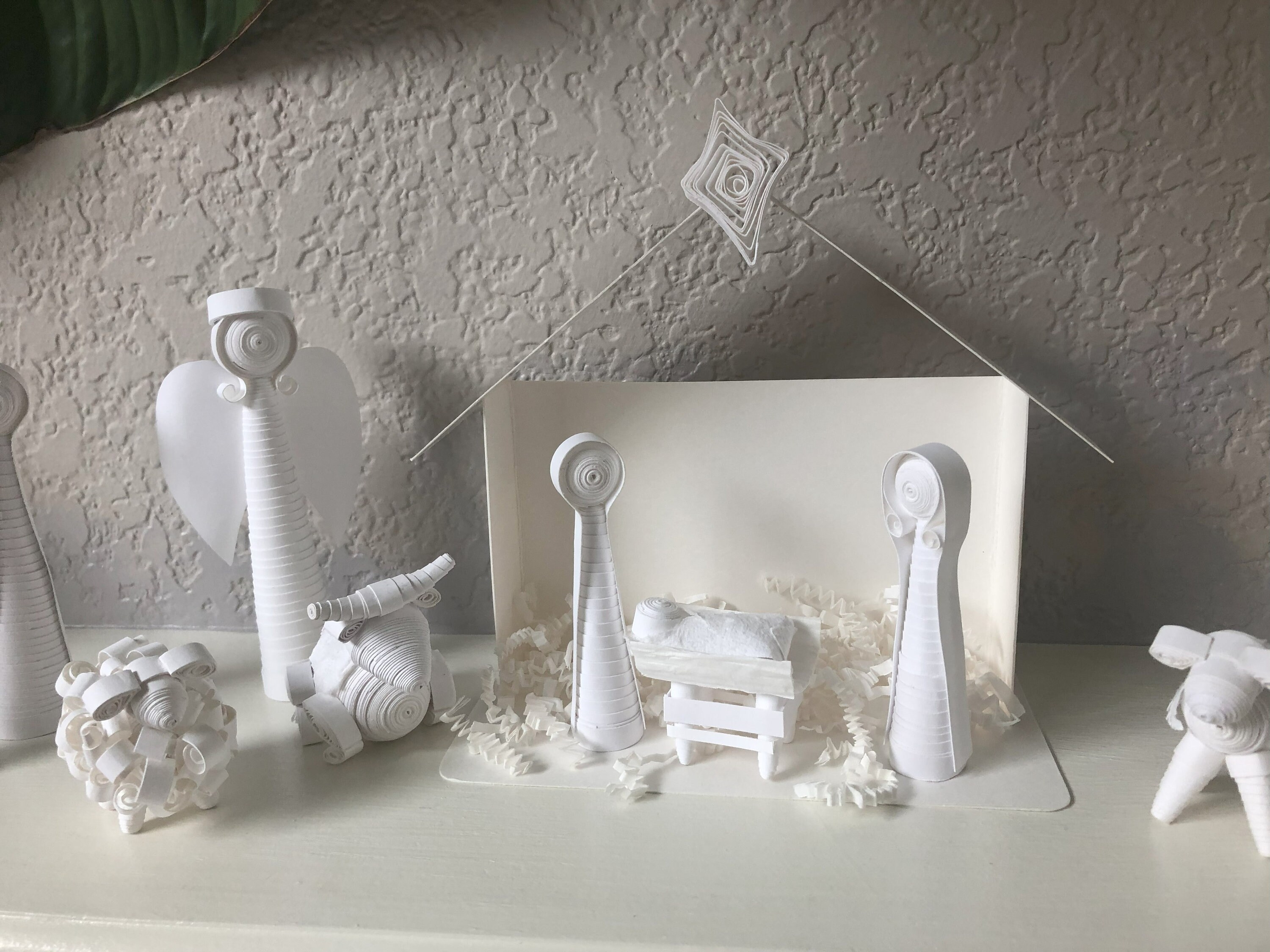 Quilled Nativity/manger Scene, 18-piece Set - Etsy