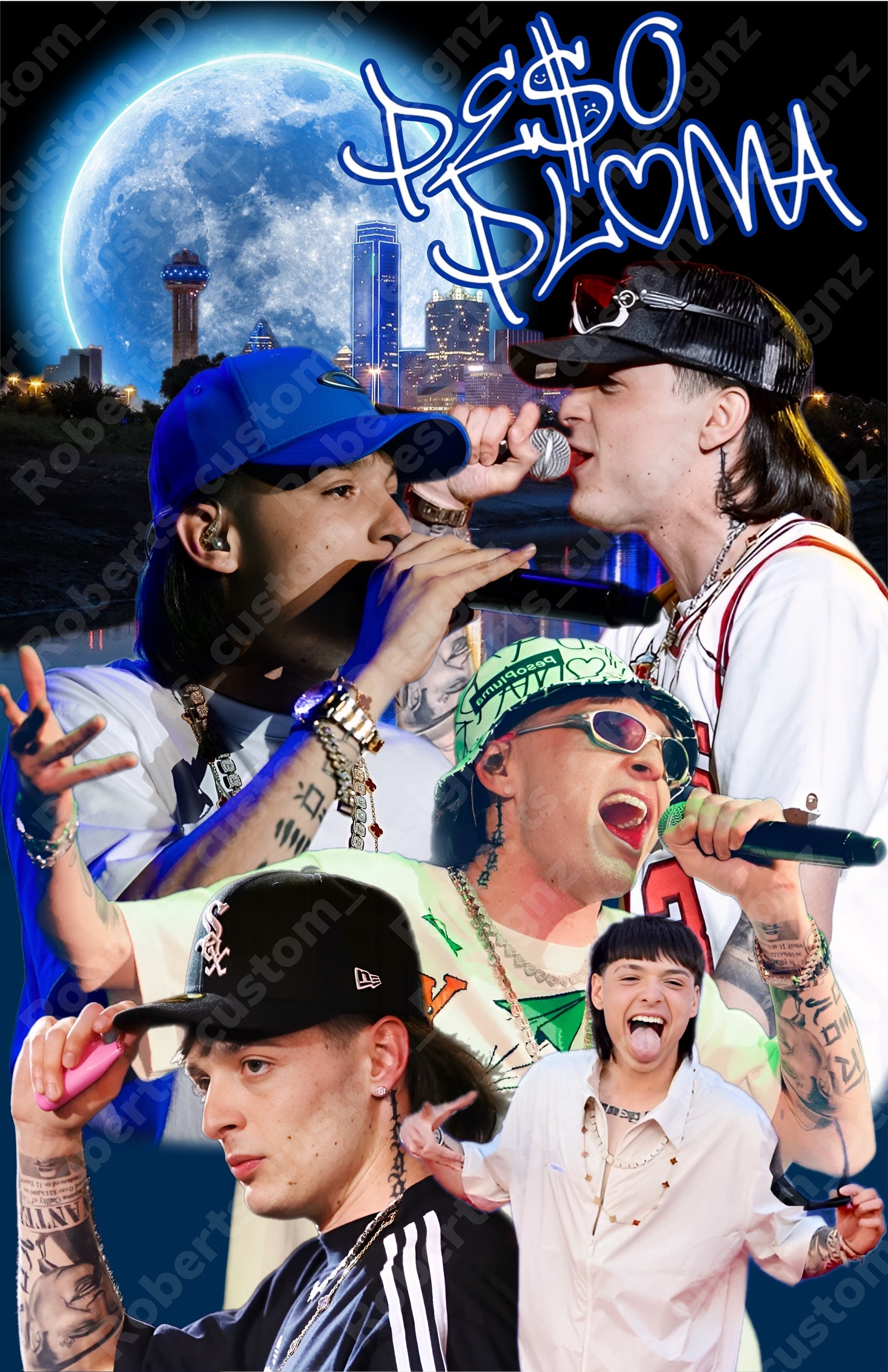 Peso Pluma Custom Design - Etsy