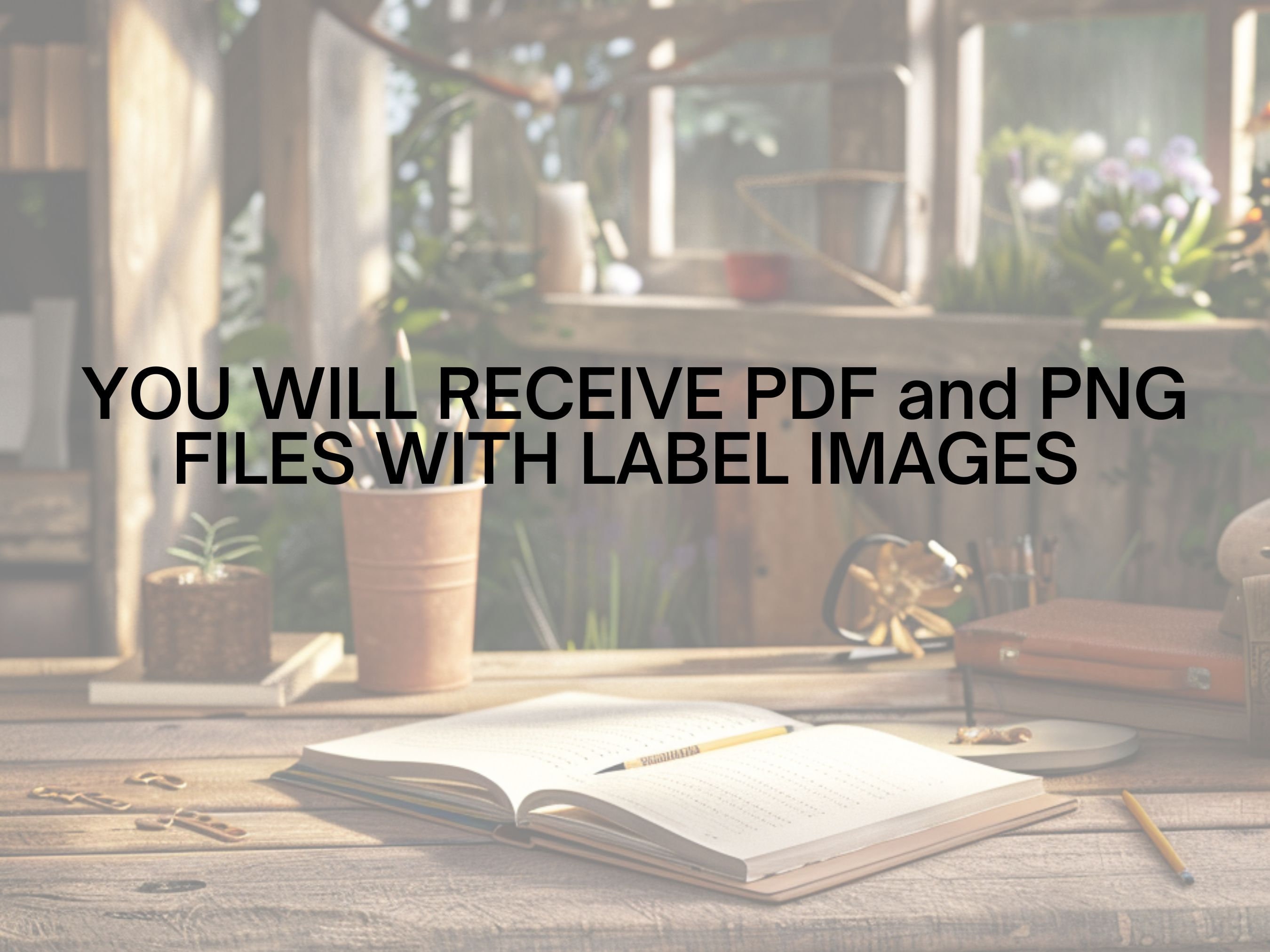 Printable Seed Packet Label for Home Gardening and Homegrowing Plant ...