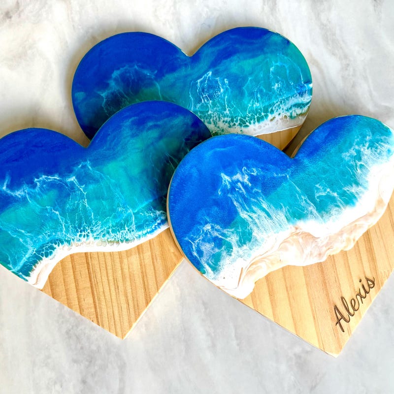 Resin Wall Art With Name - Etsy