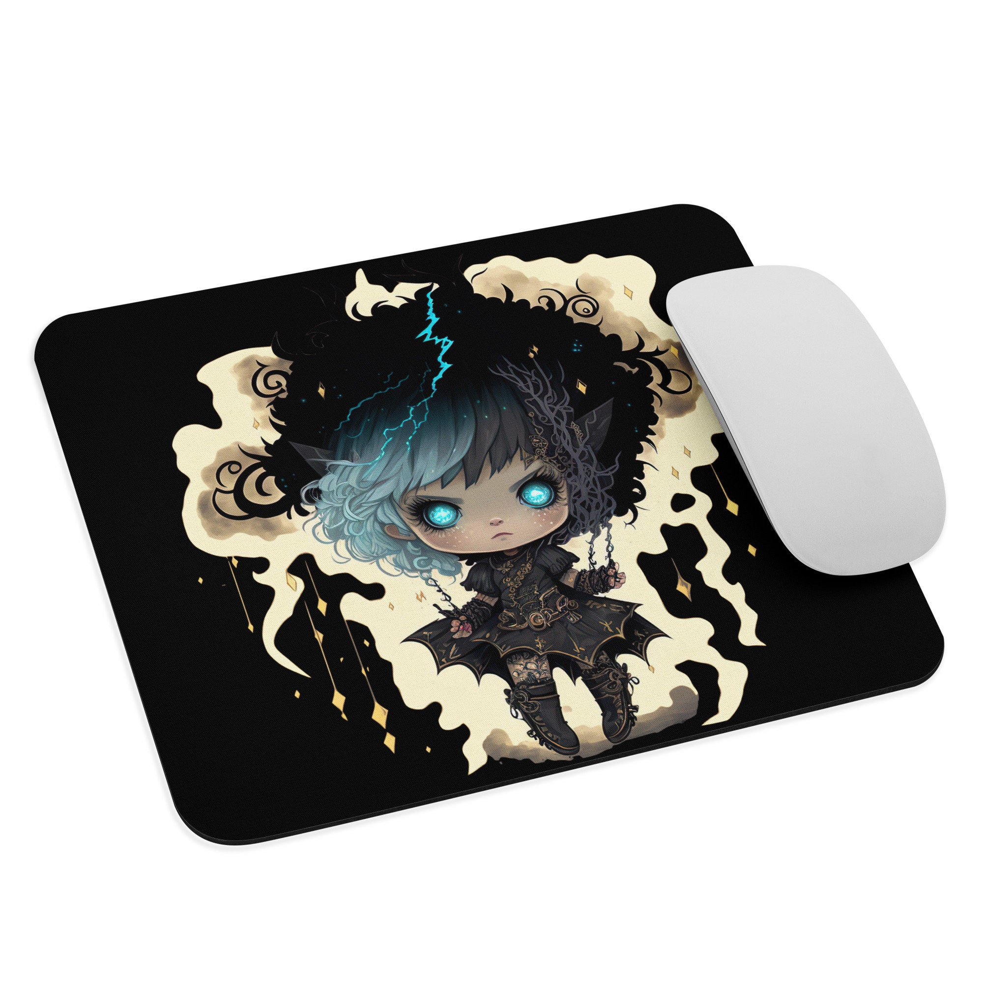 Lightning Chibi Pixie Mouse Pad - Etsy