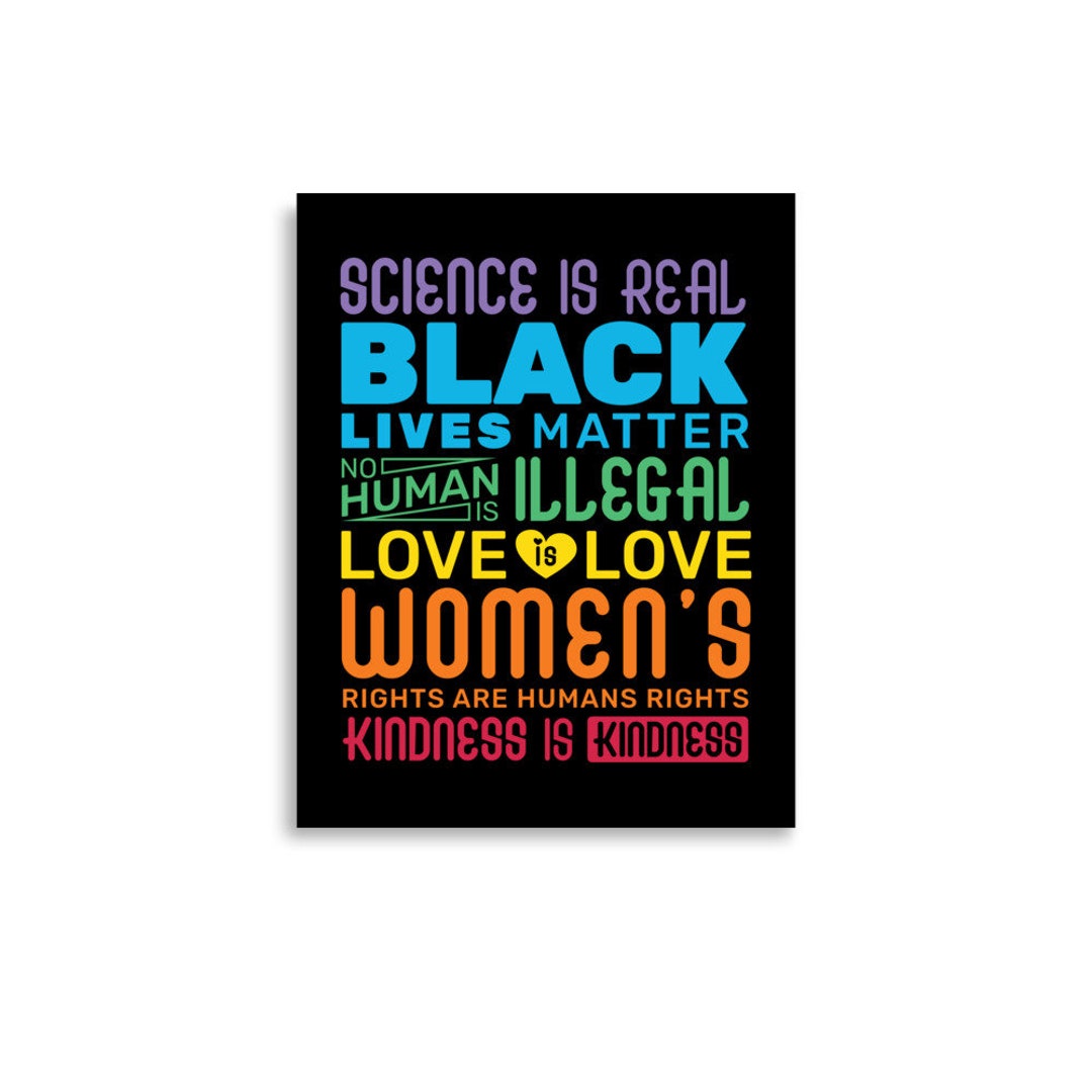 Science is Real Poster - Etsy