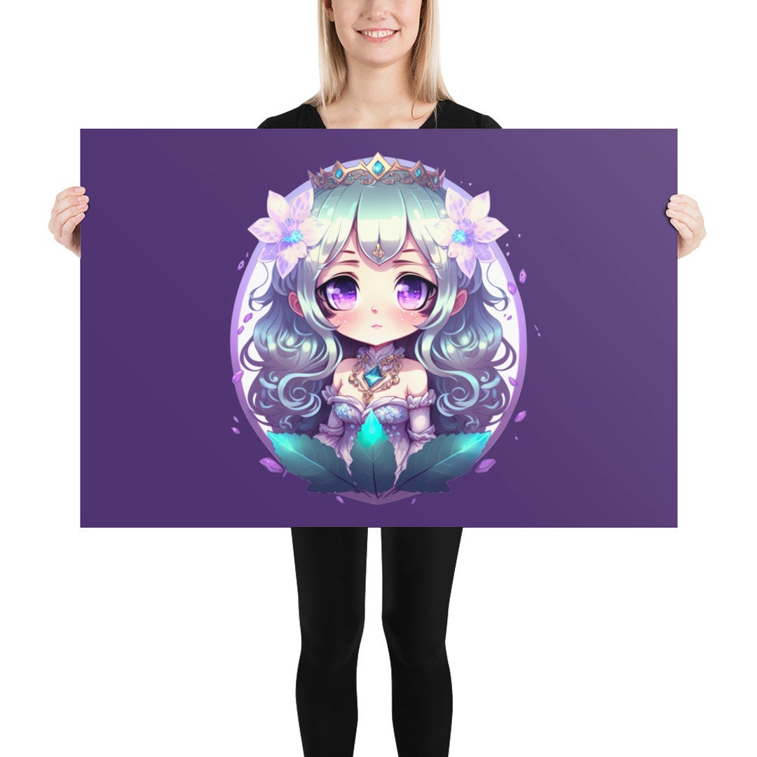 Lavender Nature Pixie Poster - Etsy