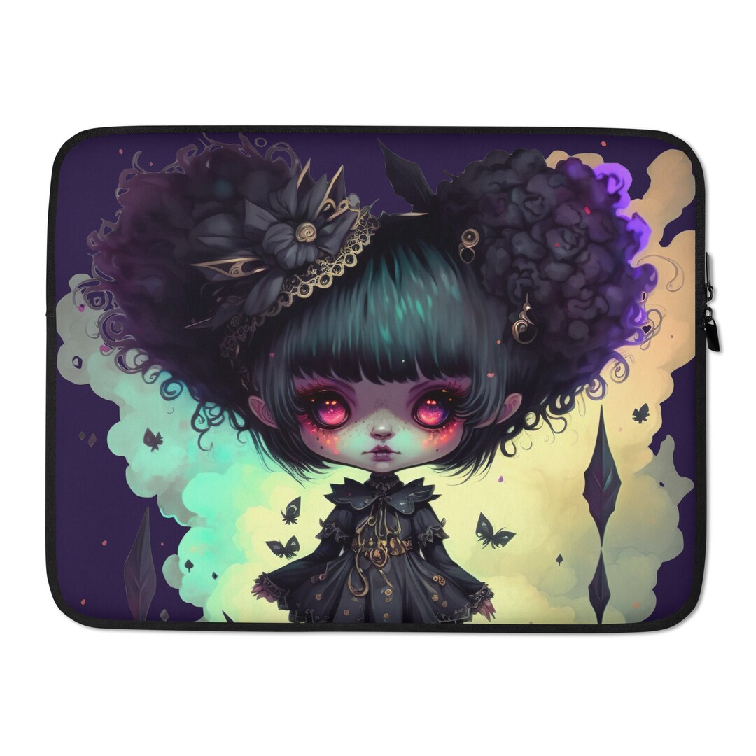 Victorian Emo Chibi Pigtail Princess Laptop Sleeve - Etsy