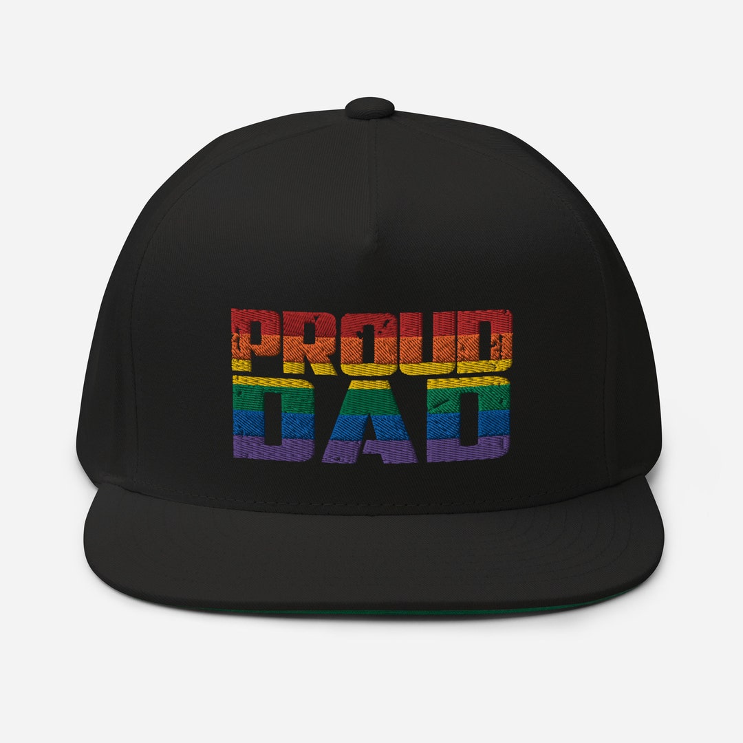 Proud Dad Flat Bill Cap - Etsy