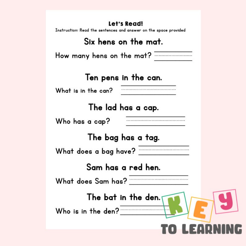 CVC Words Plus Double Ending Consonants Worksheets With More Than 500 ...