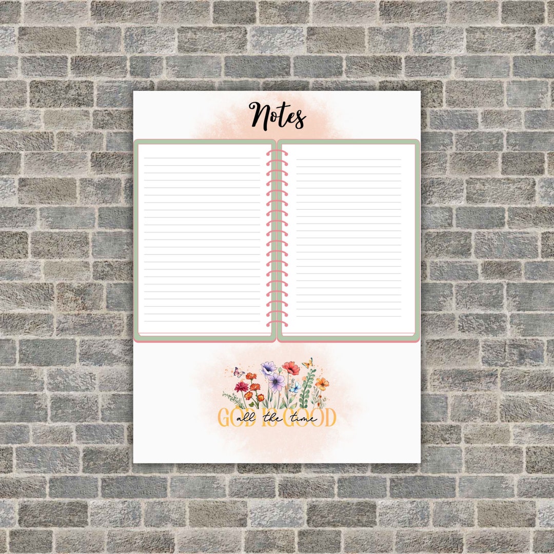 My Daily Bible Study and Prayer Journal With Scripture Reading - Etsy