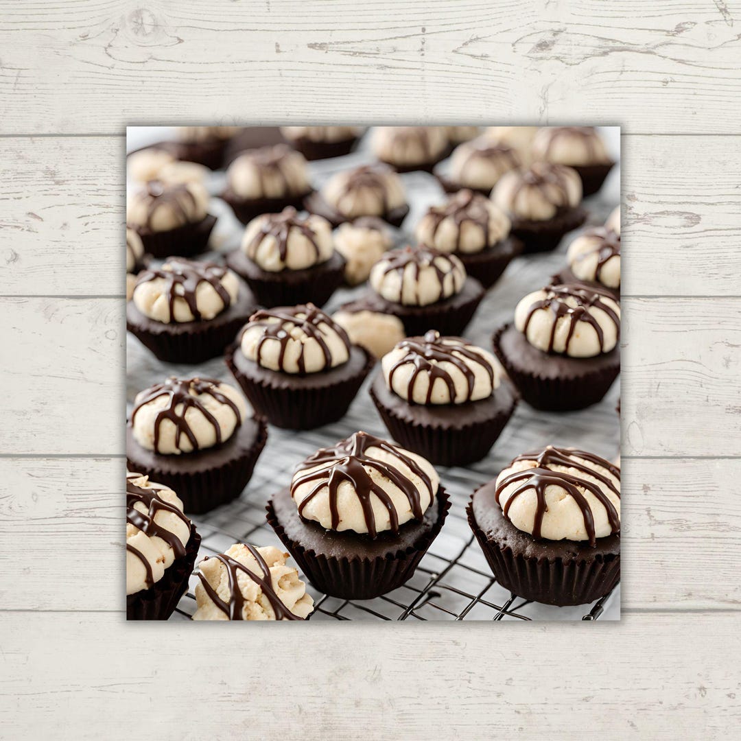 Buckeye Cookies Peanut Butter and Chocolate Homemade Treats Sweet ...