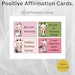 Cute Cow Motivational Cards Positive Affirmation Cards Cute Cow ...