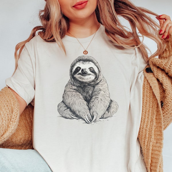 Sloth Shirt Women - Etsy