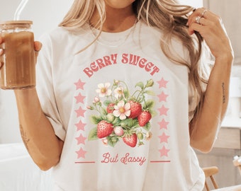 Strawberry Cottage Core T-shirt Strawberry Clothes Strawberry Shirt ...