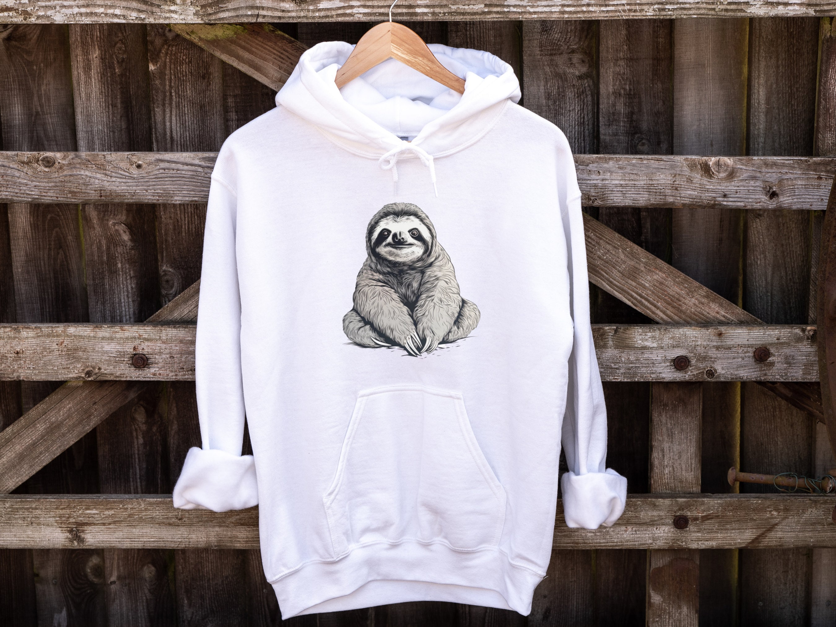Sloth Gifts, Sloth Hoodie, Sloth Gift, Sloth Lover Shirt, Graphic Sloth ...
