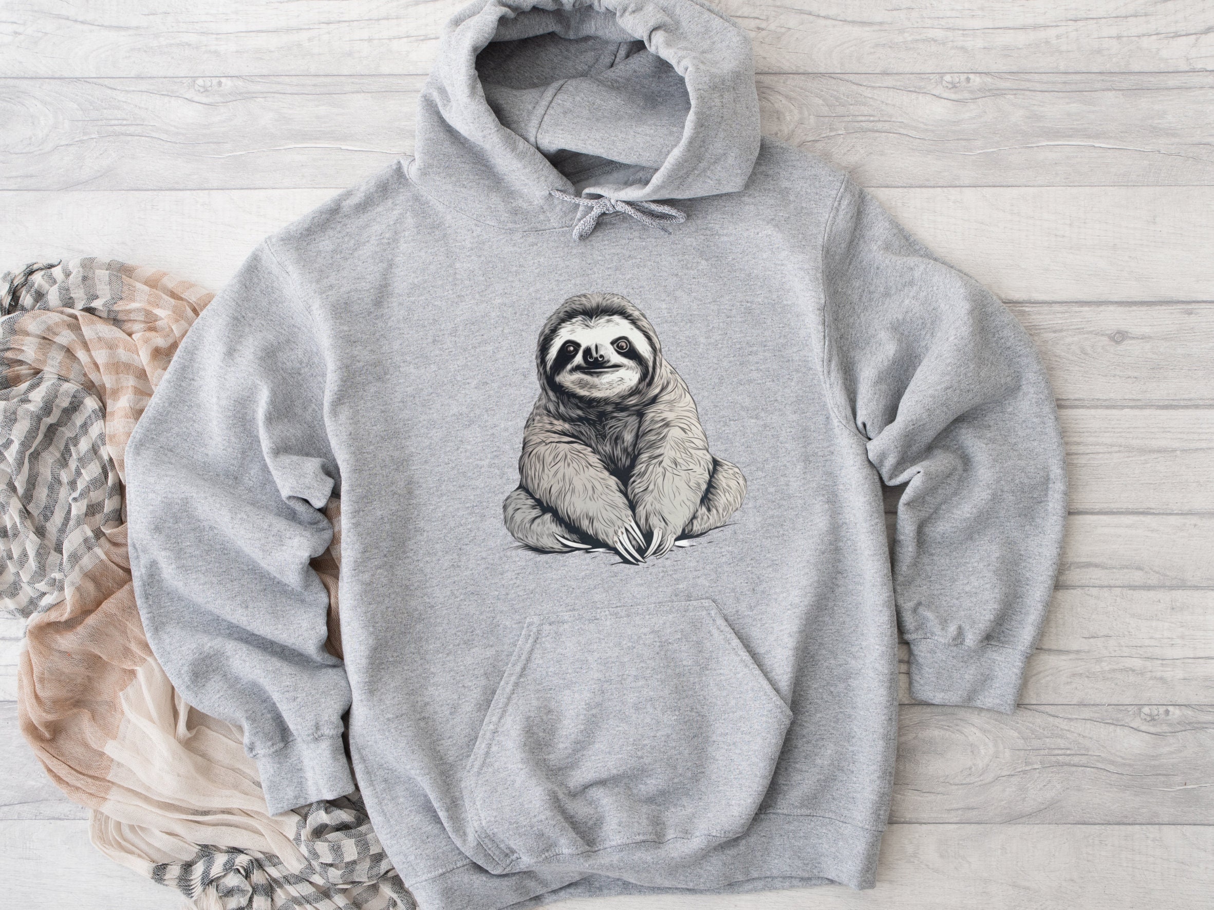Sloth Gifts, Sloth Hoodie, Sloth Gift, Sloth Lover Shirt, Graphic Sloth ...
