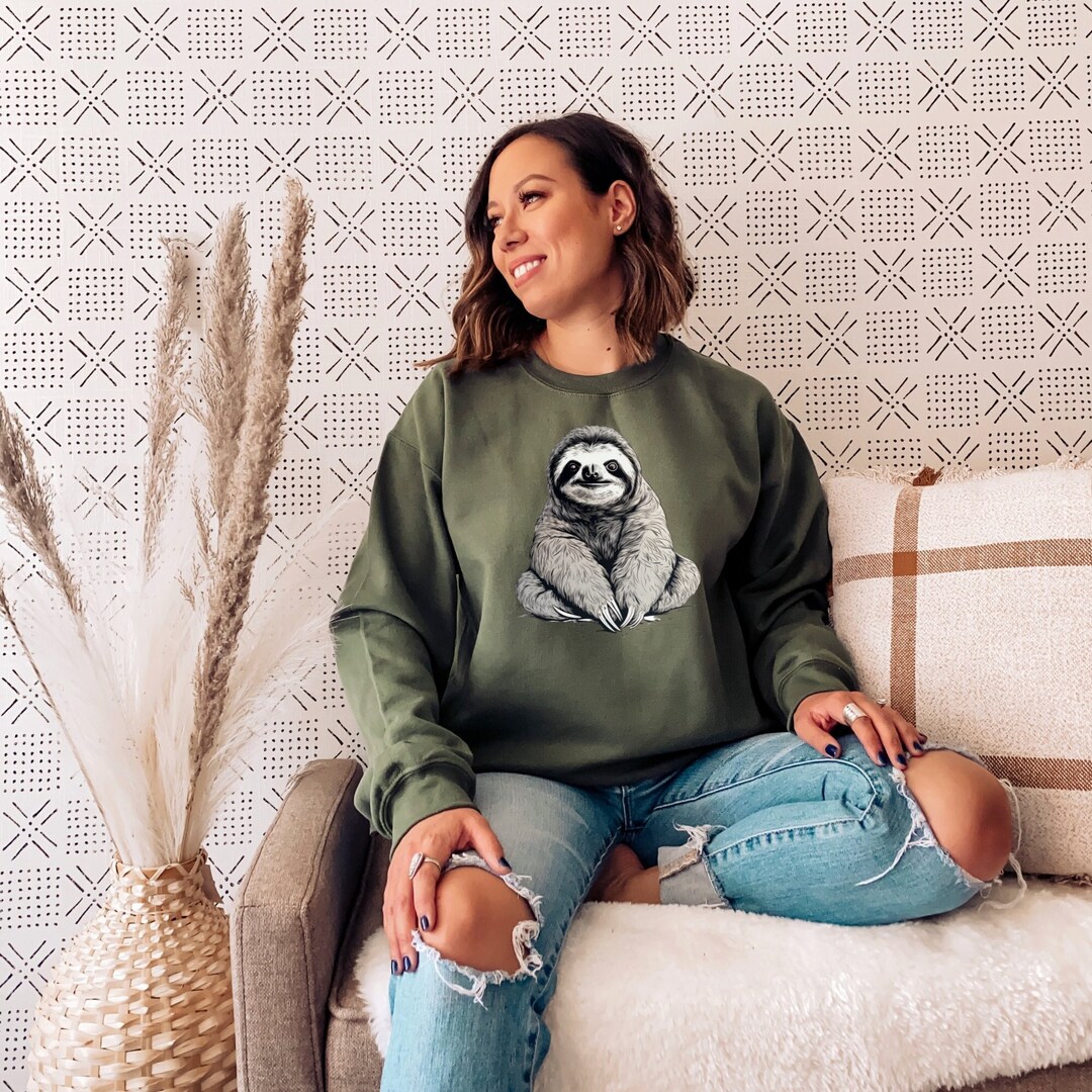 Sloth Sweatshirt | Sloth Gifts | Sloth Lover Sweatshirt | Graphic ...