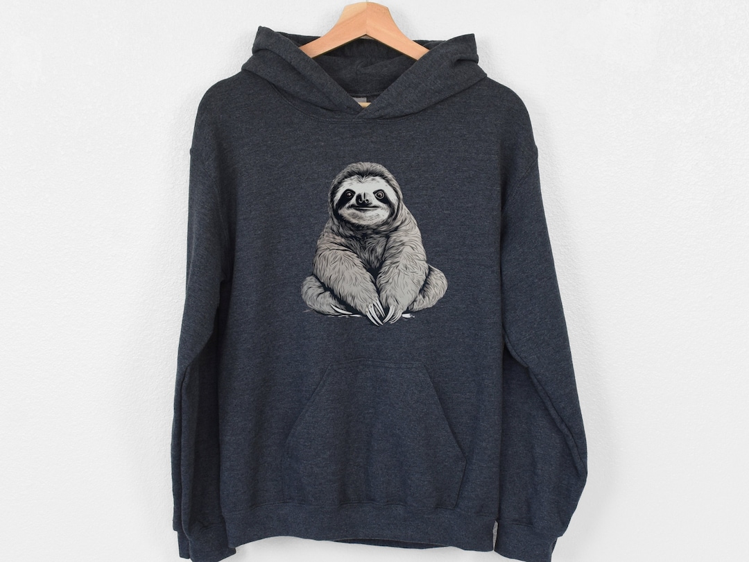 Sloth Gifts, Sloth Hoodie, Sloth Gift, Sloth Lover Shirt, Graphic Sloth ...