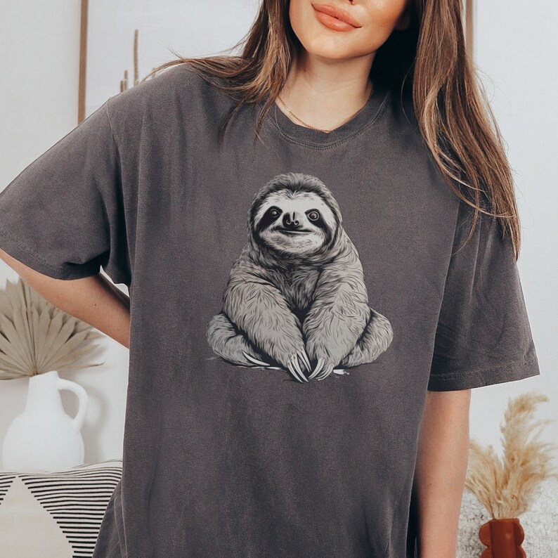 Niedliches Faultier PNG, Faultier SVG, Faultier Jpg, PNG-Dateien für ...