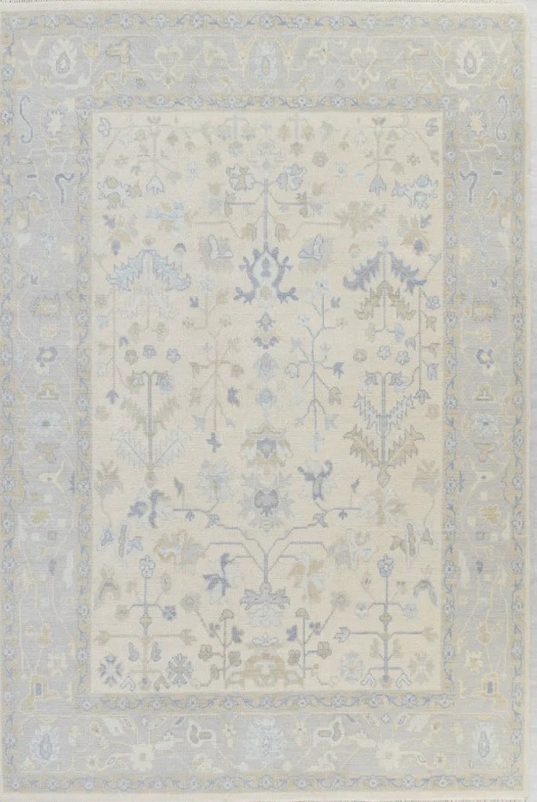 Oushak Rug Hand Knotted 8x10 9x12 10x14 Wool Traditional - Etsy