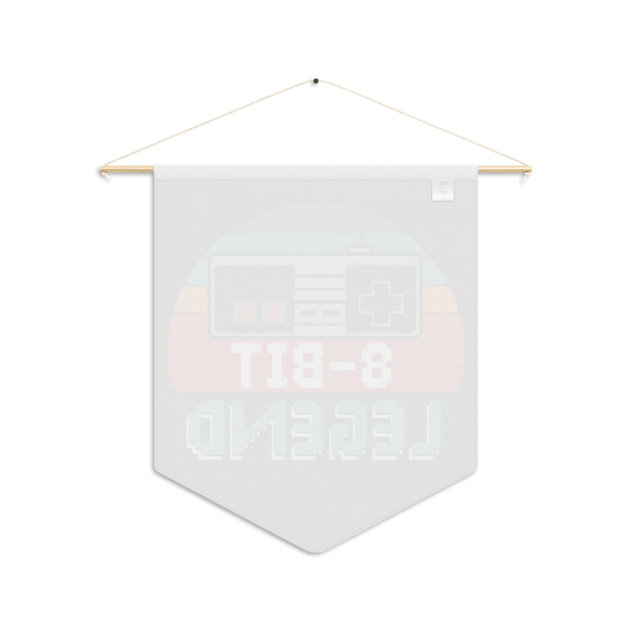 8-bit Legend Pennant Retro Game Decor Retro Gamer Gifts - Etsy