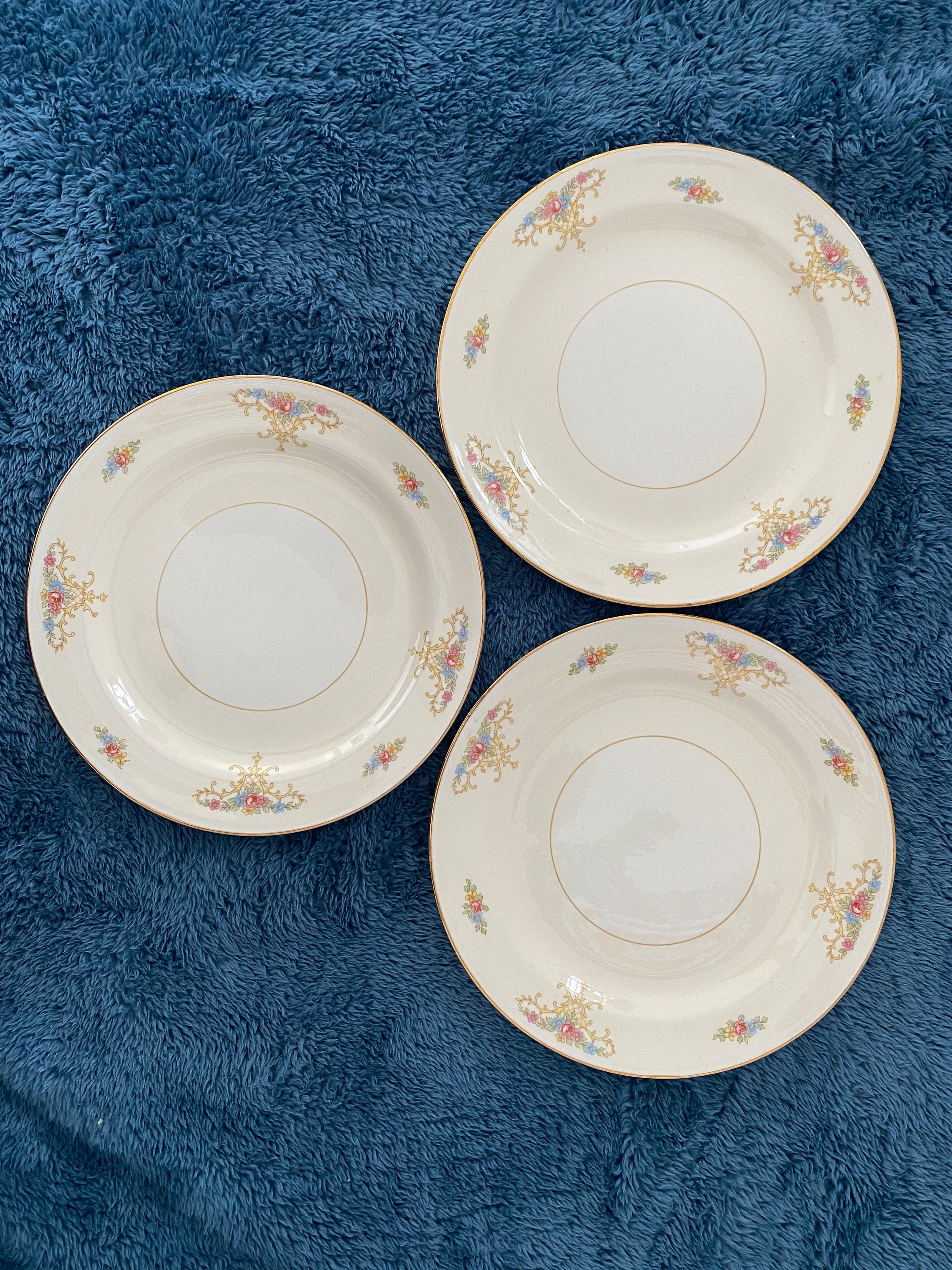 Homer Laughlin Eggshell Nautilus ROCHELLE Dessert/pie Plate 7 1/4 ...