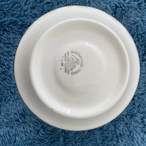 Vintage Shenango China Anchor Hocking Cup & Saucer Black Bands ...