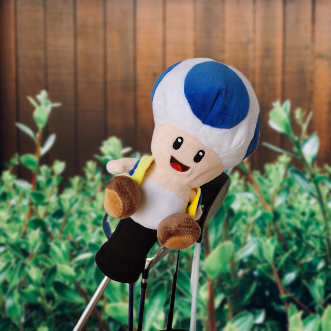 Toad Golf Fairway Hybrid Head Cover Plush Mario Character - Etsy