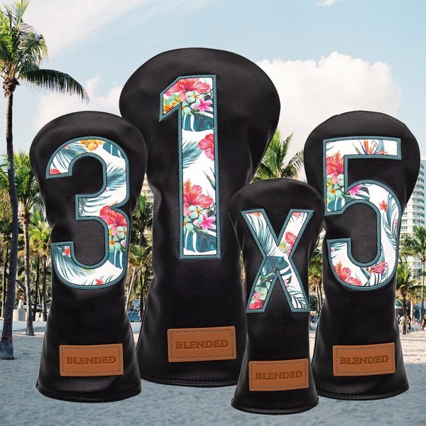 Hawaiian Print Golf Club Head Covers - Etsy