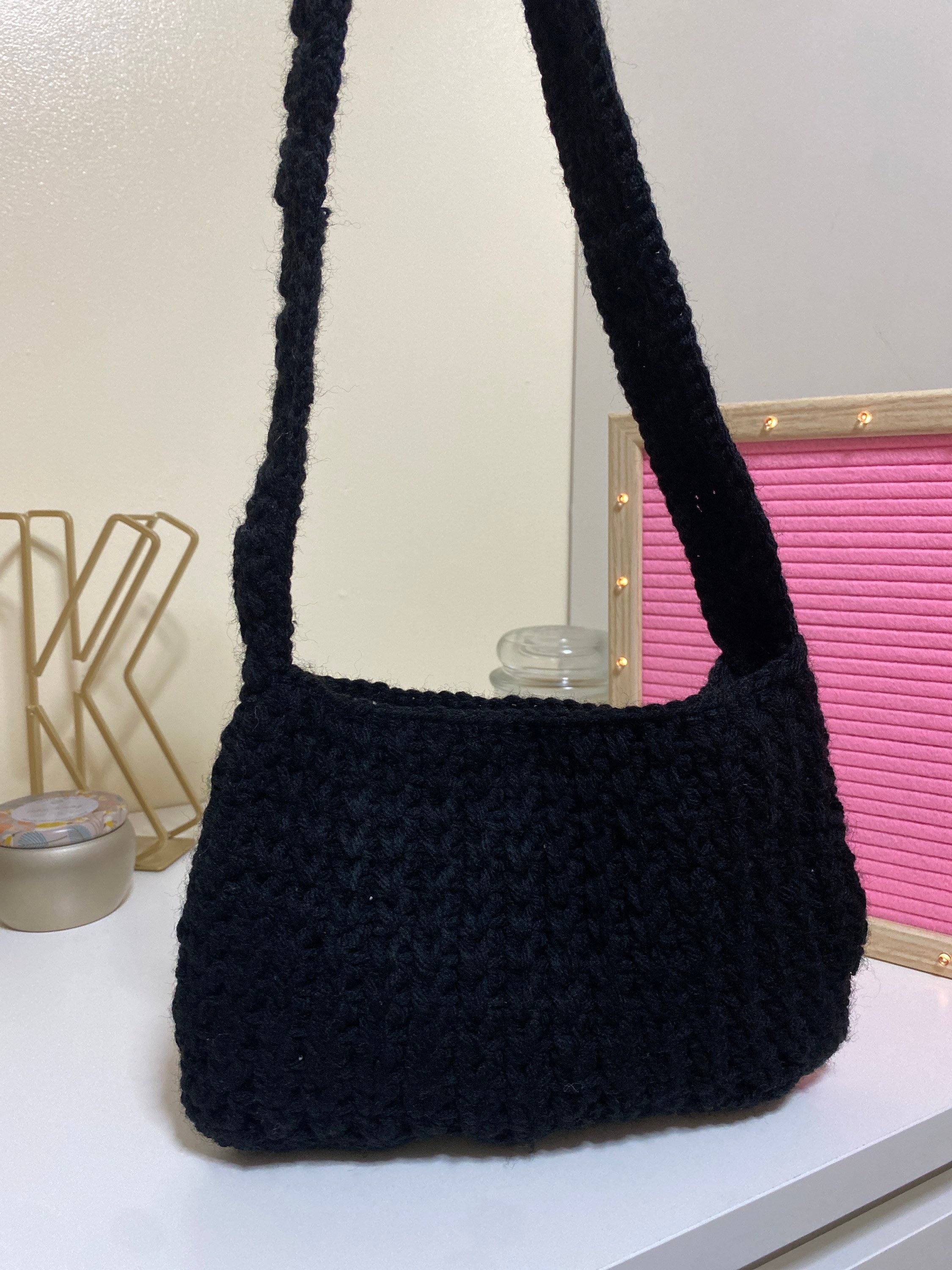 Handmade Crochet Mini Shoulder Bag - Etsy
