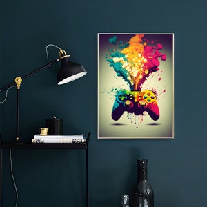 Gaming Wall Art Printable Video Game Poster Gaming Room Decor Gamer ...