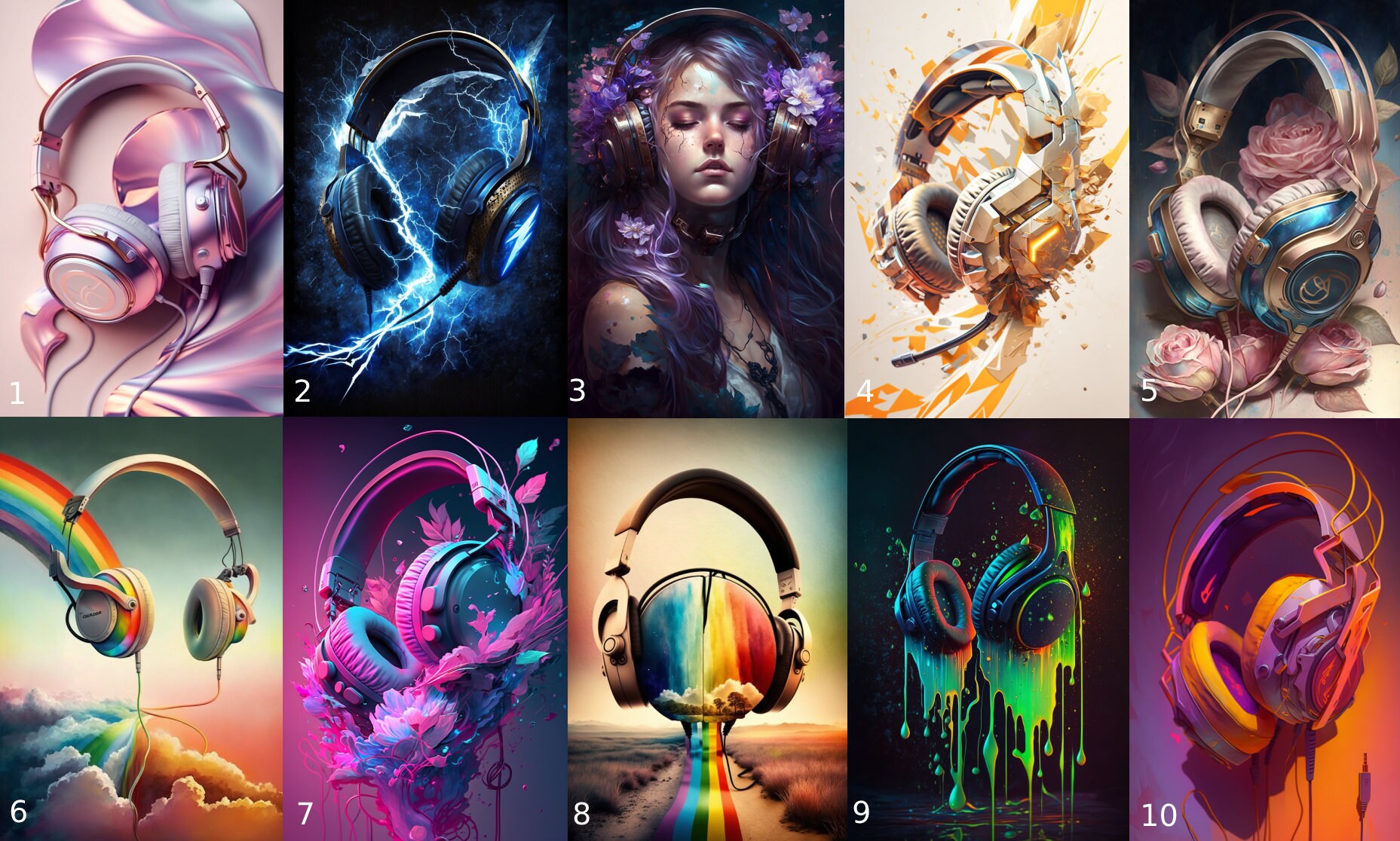 Gaming Headphones Wall Art | Printable Video Game Poster | Gaming Room ...