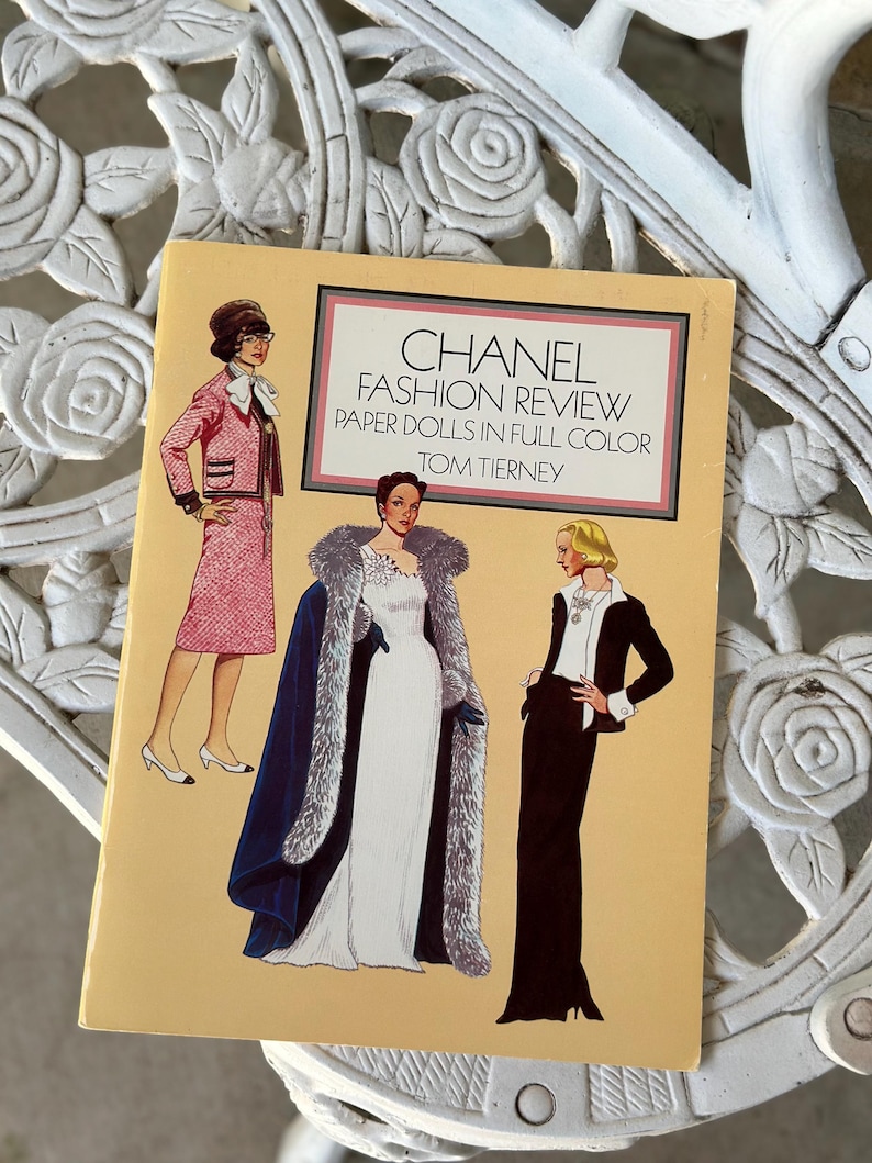 Vintage Fashion Paper Doll Book - Etsy