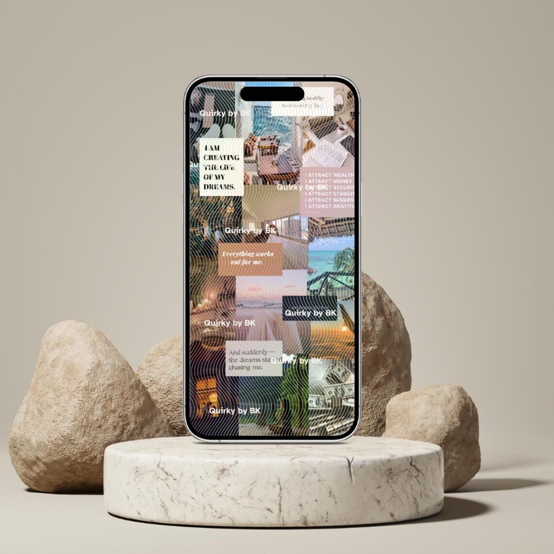 Manifesting Magic: Vision Board Phone Wallpaper - Etsy