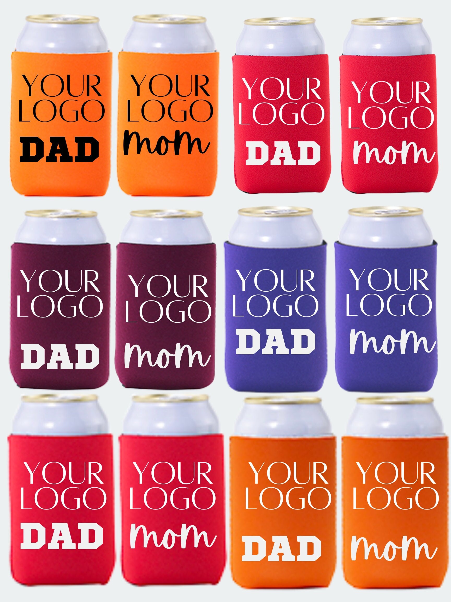 Customizable College Can Coolers College University Koozies - Etsy