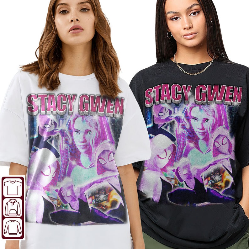 Spider Gwen Stacy 90s Vintage Shirt Spider Gwen Stacy Shirt - Etsy Canada